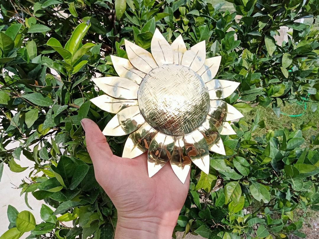 Bronze Wall Decor, Bronze Sunflower, 8th Anniversary Gift, Bronze ...