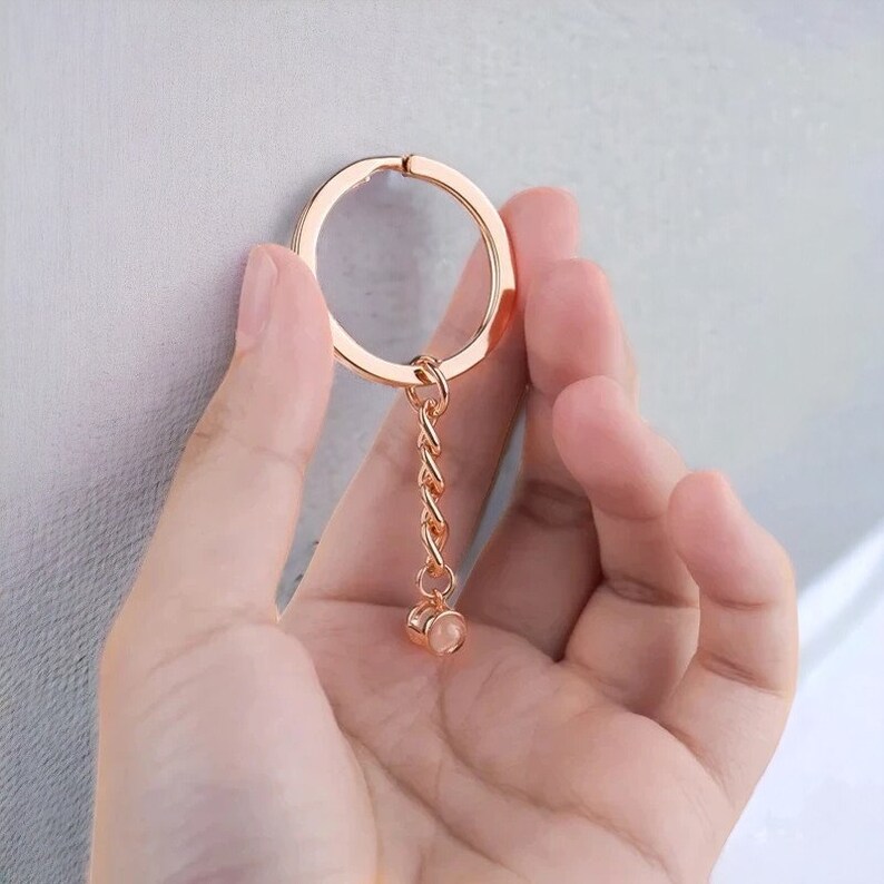 Personalized Photo Projection Keychain 'I Love You' in 100 Languages ...