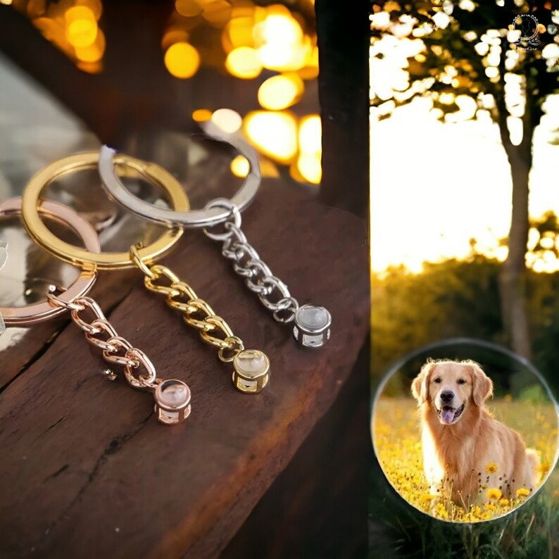 Personalized Photo Projection Keychain 'I Love You' in 100 Languages ...