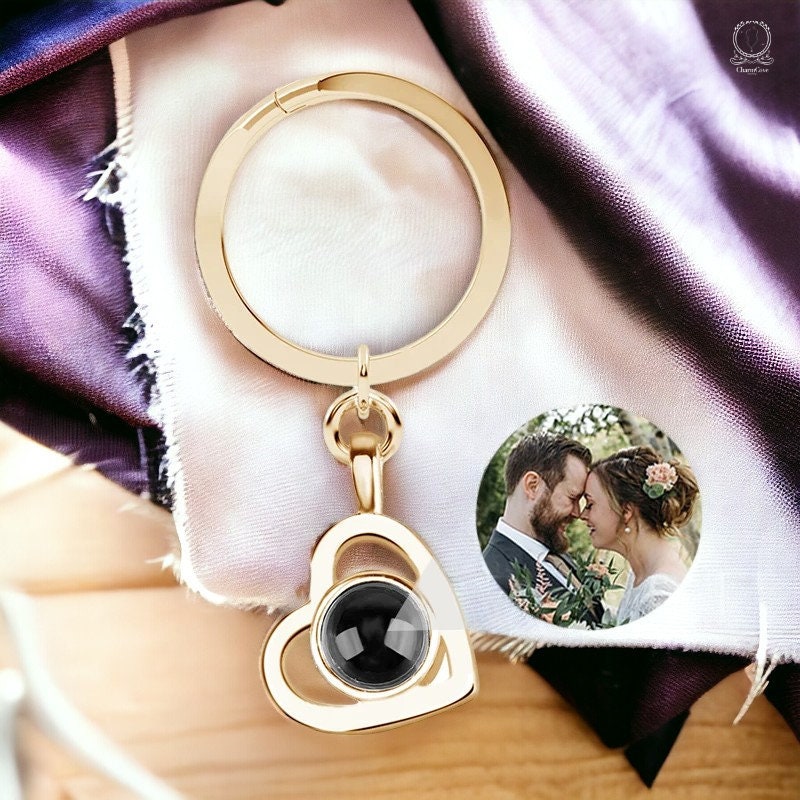 Personalized Photo Projection Keychain 'I Love You' in 100 Languages ...