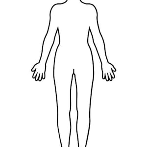 Body Scan Therapist Activity Sheet for Mental Health Help Download and ...