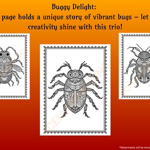 Bug Coloring Pages Bundle 50 Detailed Coloring Pages PDF Digital ...