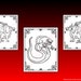 Dragon Coloring Pages 30 Page Bundle for Letter Size Paper Download and ...
