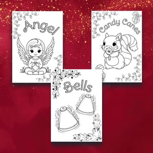 Christmas Themed A Through Z Coloring Pages Bundle Instant Digital ...