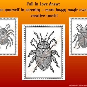 Bug Coloring Pages Bundle 50 Detailed Coloring Pages PDF Digital ...