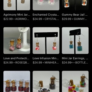 Mystery Handmade Mini Jar Earrings Mystery Box Bundle and Save Fun ...