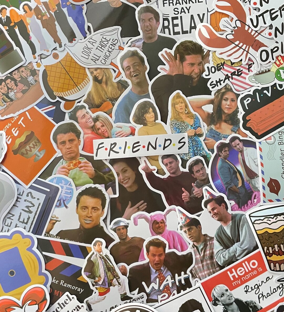 Friends Sticker Pack, Vinyl Stickers, Die Cut Waterproof Stickers ...