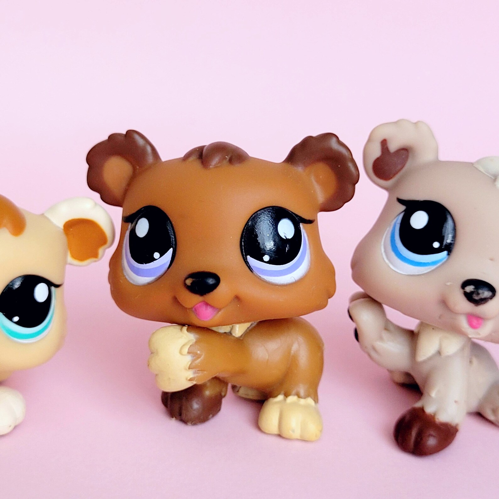 LPS Littlest Pet Shop Triplets Set Bears 1554 1555 1556 Hasbro ...