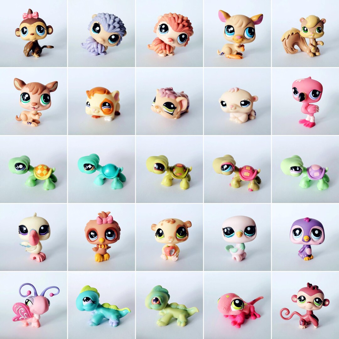 LPS Littlest Pet Shop - Choose a Pet - 25 Pets - Guinea Pigs, Turtles ...