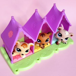 LPS Littlest Pet Shop Triplets Set Bears 1554 1555 1556 Hasbro ...