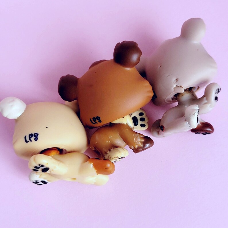 LPS Littlest Pet Shop Triplets Set Bears 1554 1555 1556 Hasbro ...