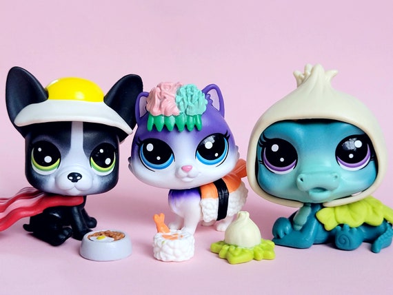 LPS Littlest Pet Shop Hungry Pets Hasbro Authentic Etsy UK