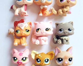 LPS Littlest Pet Shop Authentic Sitting Shorthair Cat 1005 / Vintage ...