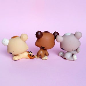 LPS Littlest Pet Shop Triplets Set Bears 1554 1555 1556 Hasbro ...
