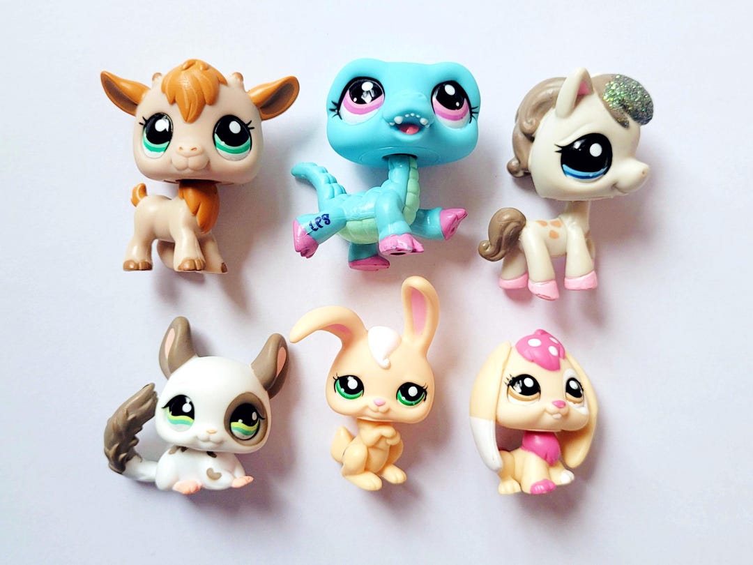 LPS Littlest Pet Shop - Goat, Crocodile, Horse, Chinchilla, Rabbit ...