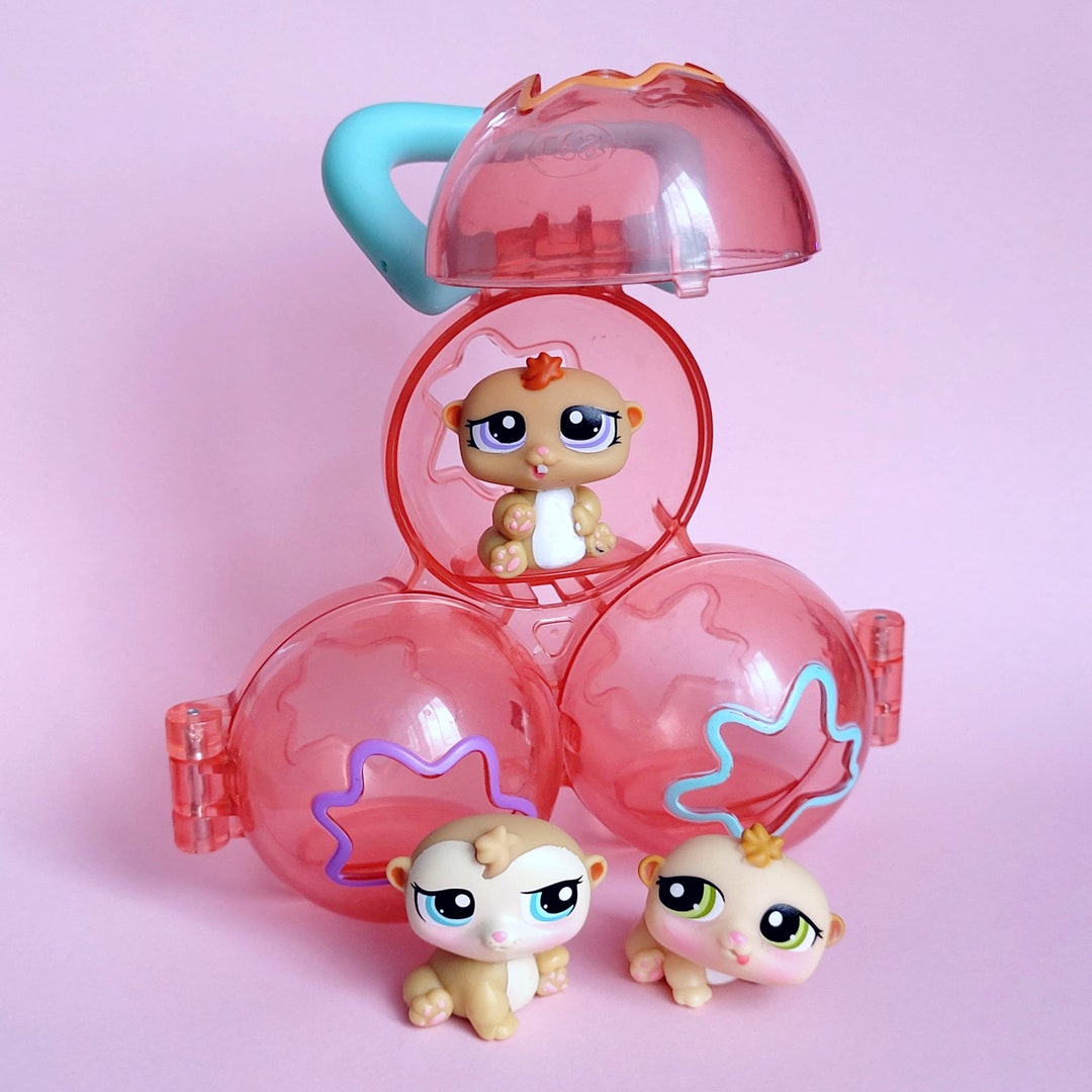 LPS Littlest Pet Shop Triplets Set Hamsters 1477 1478 1479 Hasbro ...