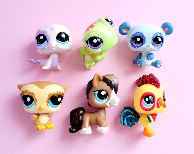LPS Littlest Pet Shop EU Exclusive and Glitter Pets Hasbro Authentic - Etsy