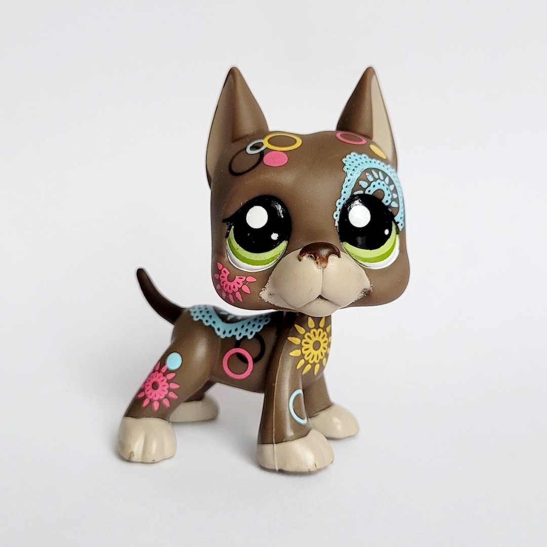 LPS Littlest Pet Shop Dog Great Dane 1439 Hasbro Authentic - Etsy