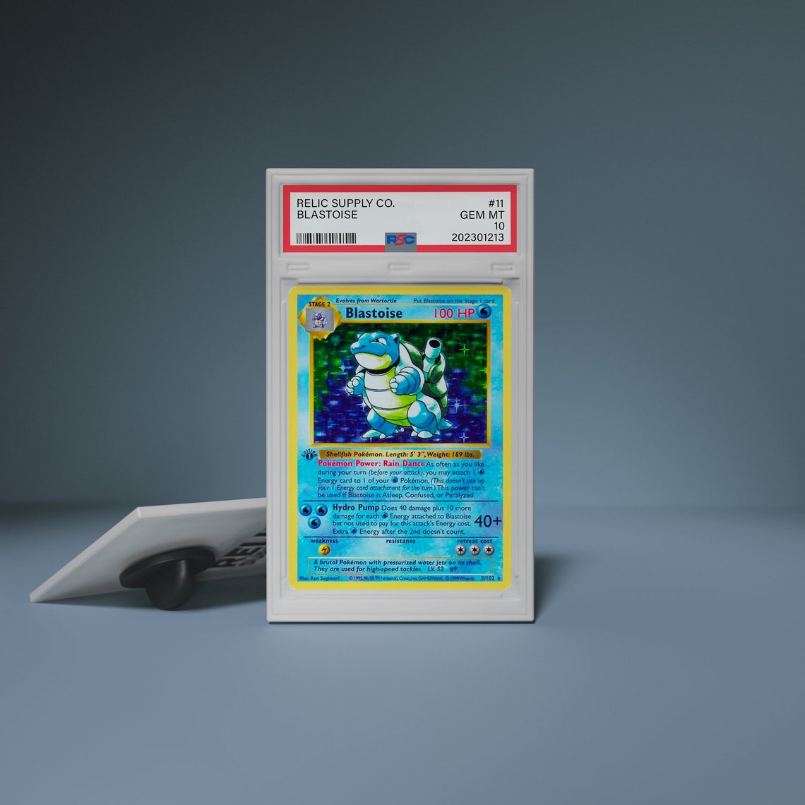 Pin: 1999 Blastoise Base Set First Edition Shadowless Graded 10 Enamel ...