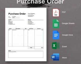 Business Invoice | Simple Invoice Template | Editable & Printable PDF ...
