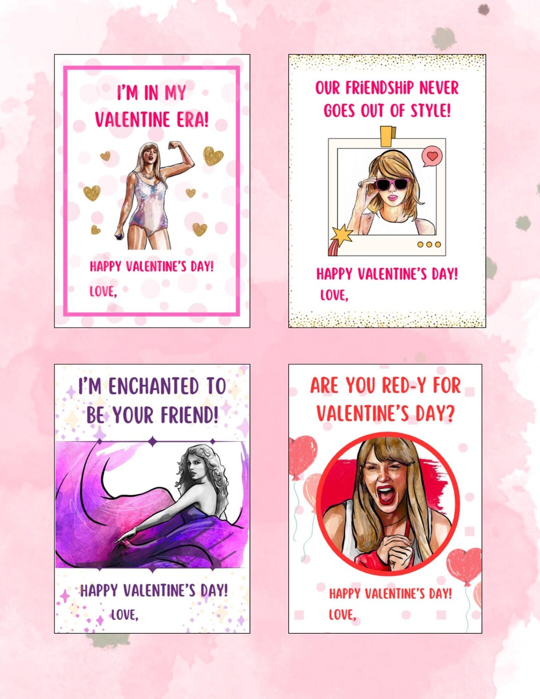 Taylor Swift Valentines! | Swiftie V-day Card