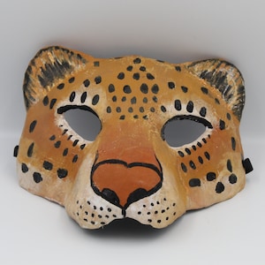 Jaguar Face Mask Leopard Masquerade Jaguar the Mask Gif - Etsy