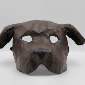Dog Mask, Paper Mache Mask, Mask Art - Etsy