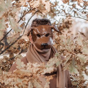 Dog Mask, Paper Mache Mask, Mask Art - Etsy