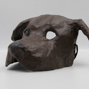 Dog Mask, Paper Mache Mask, Mask Art - Etsy