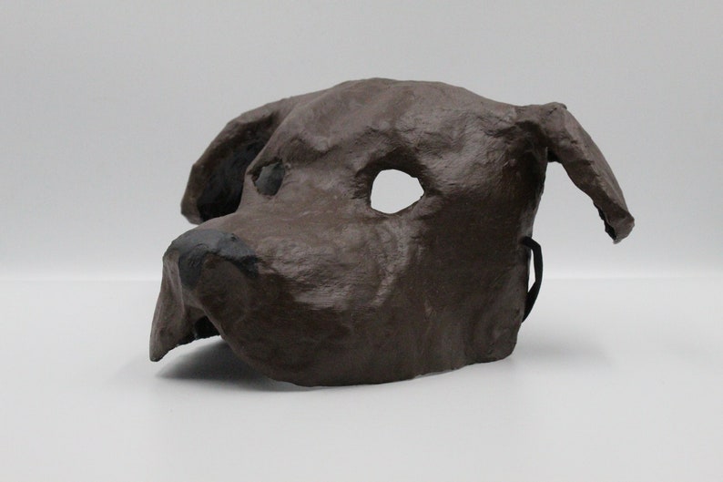 Dog Mask, Paper Mache Mask, Mask Art - Etsy