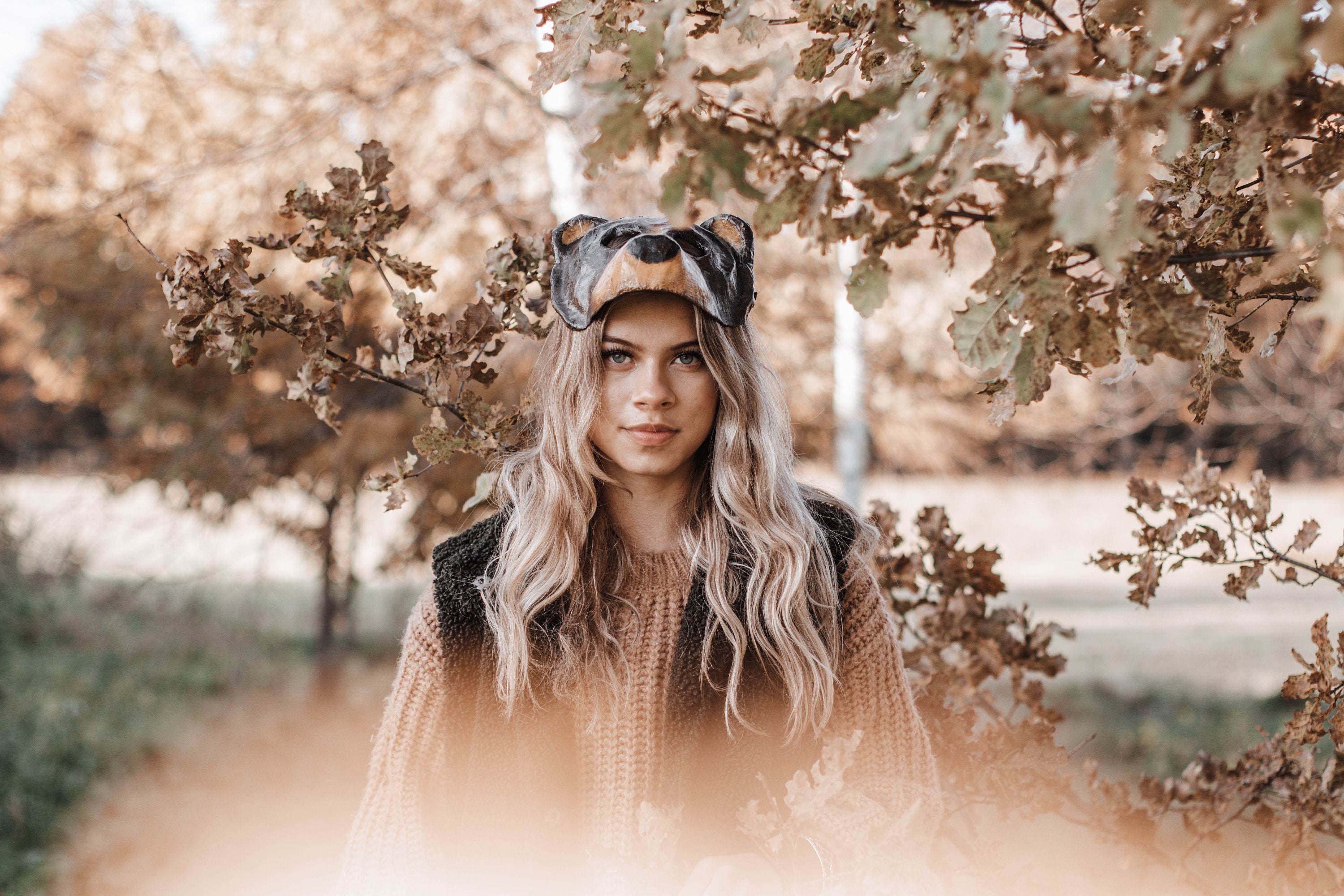 Bear Mask, Bear Paper Mask, Animal Mask, Halloween Mask - Etsy