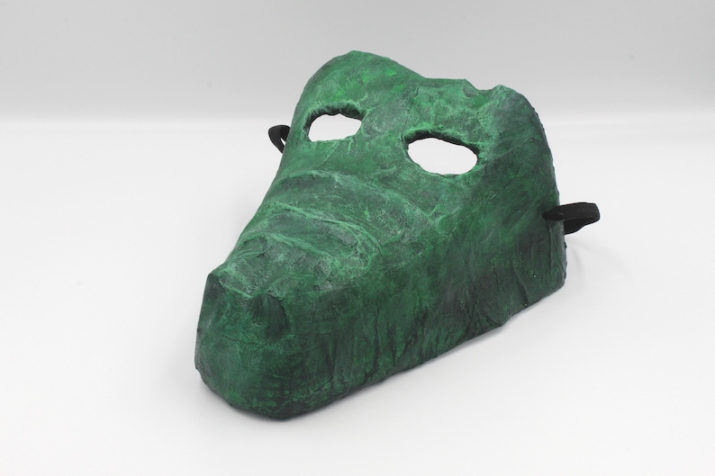 Crocodile Mask, Paper Mache Mask, Full Face Mask - Etsy