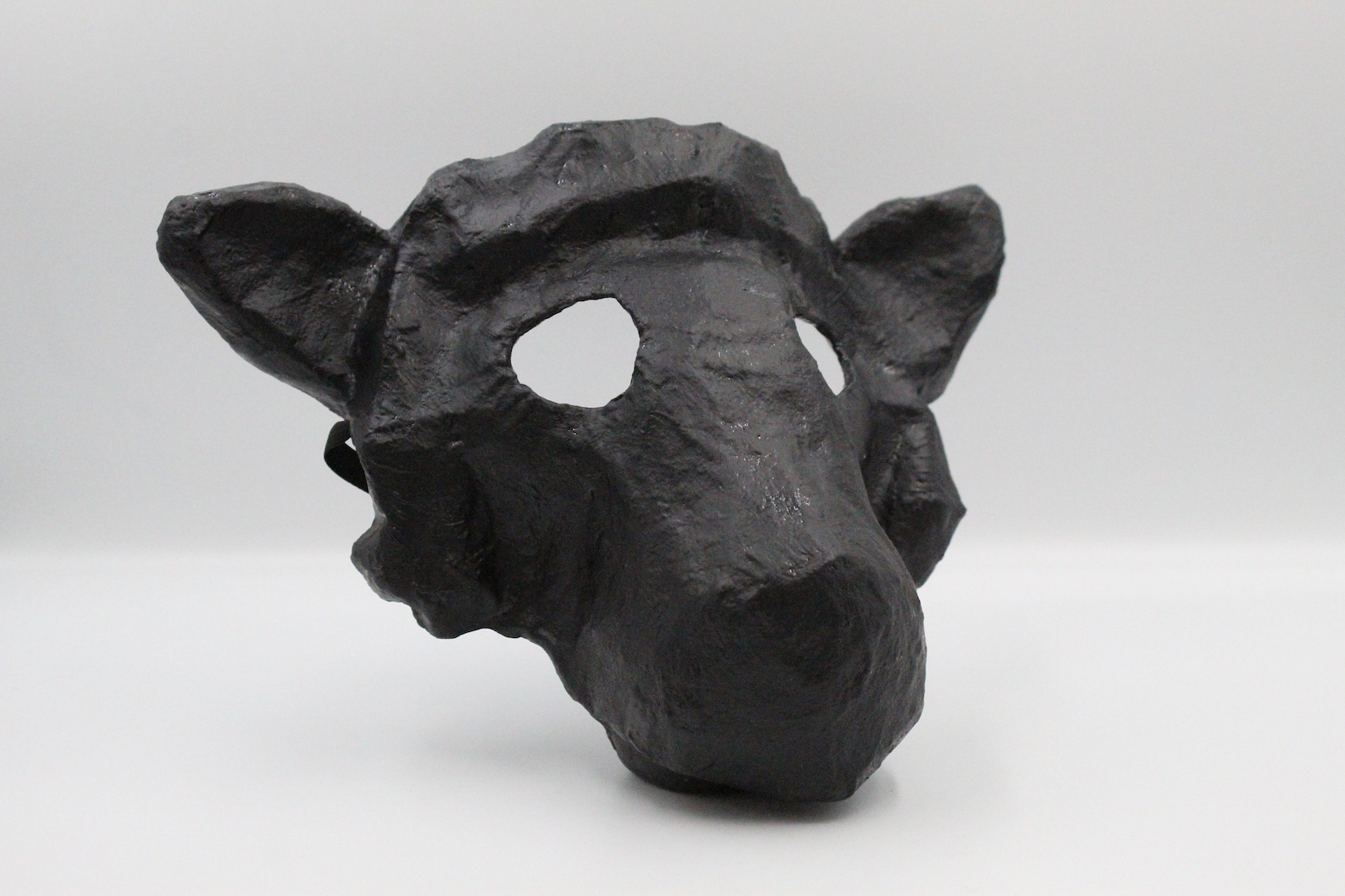 Black Sheep Mask, Paper Mache Mask,masquerade Ball Mask , Animal Mask ...