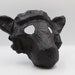 Black Sheep Mask, Paper Mache Mask,masquerade Ball Mask , Animal Mask ...
