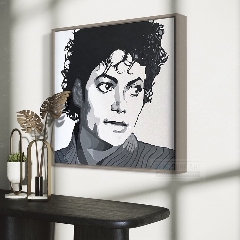 Michael Jackson Pop Art Painting Hand-painted Masterpiece on Canvas ...