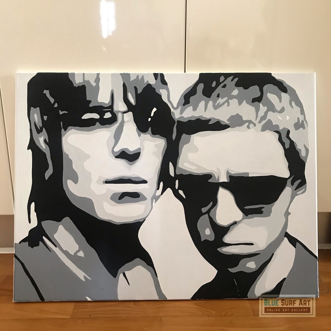 Oasis UK Rock Band Pop Art Painting Available Both as Prints and ...