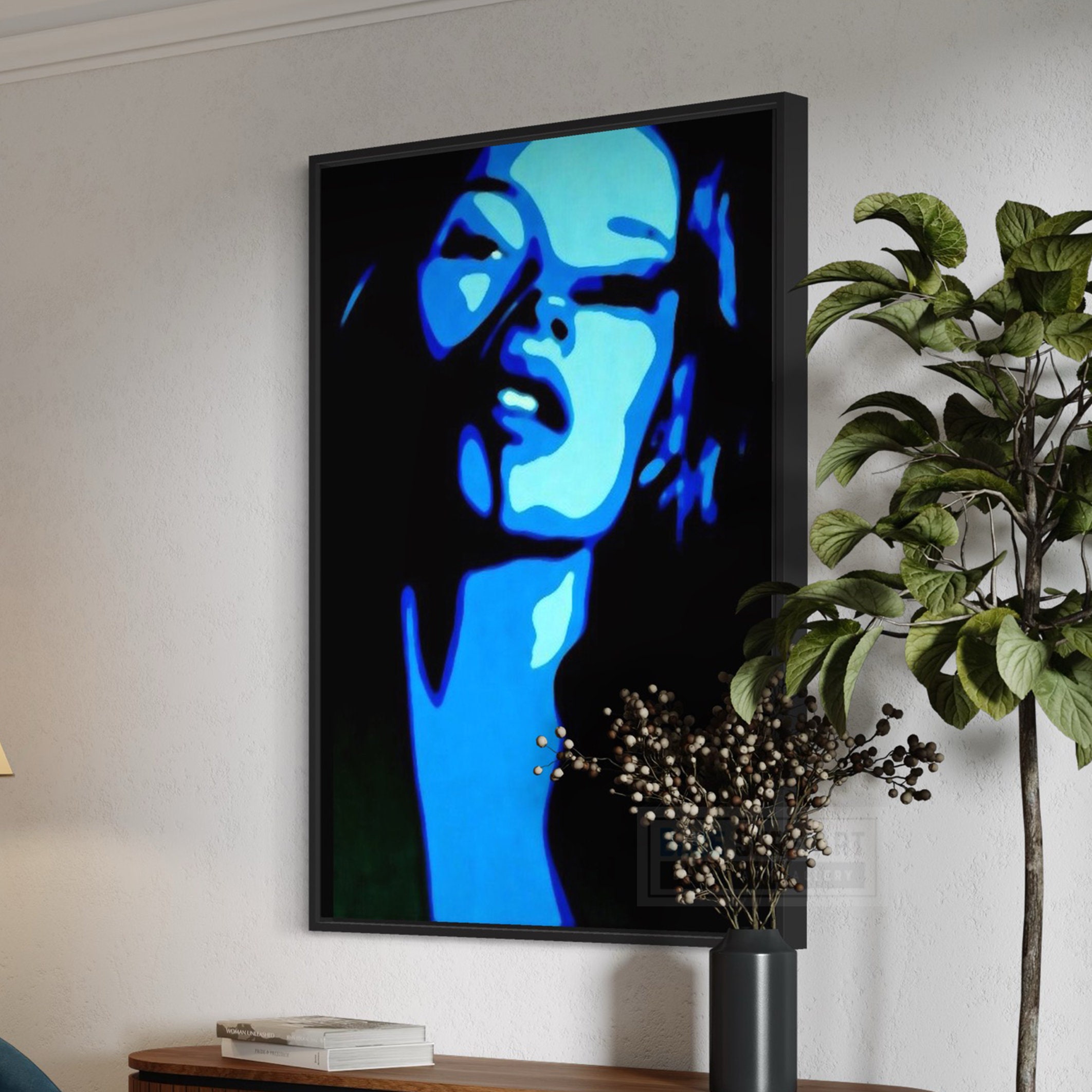 Iconic Kate Moss Pop Art Painting Available Both as Hand Painted ...