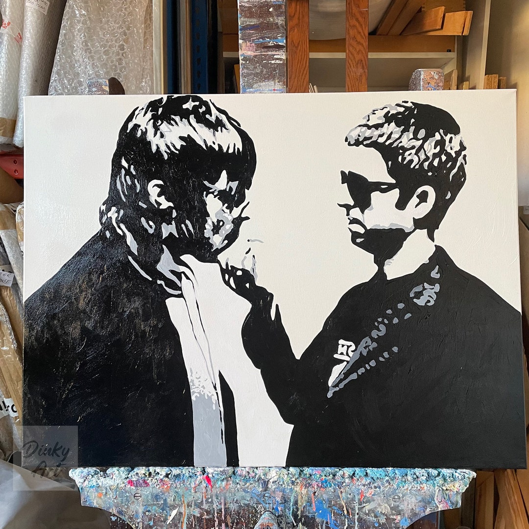 Oasis UK Rock Band Pop Art Painting Available Both as Prints and ...