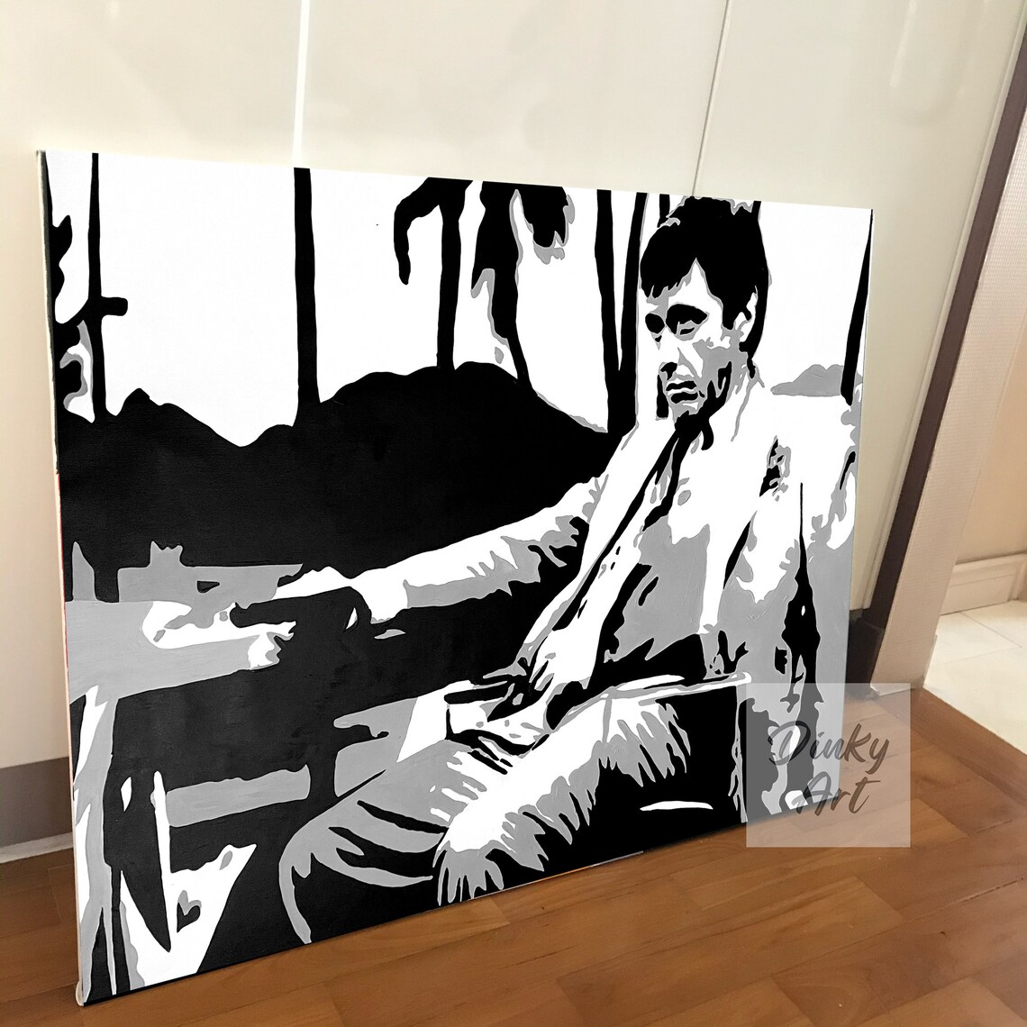 Scarface Pop Art Painting Al Pacino Available Both as Prints and ...