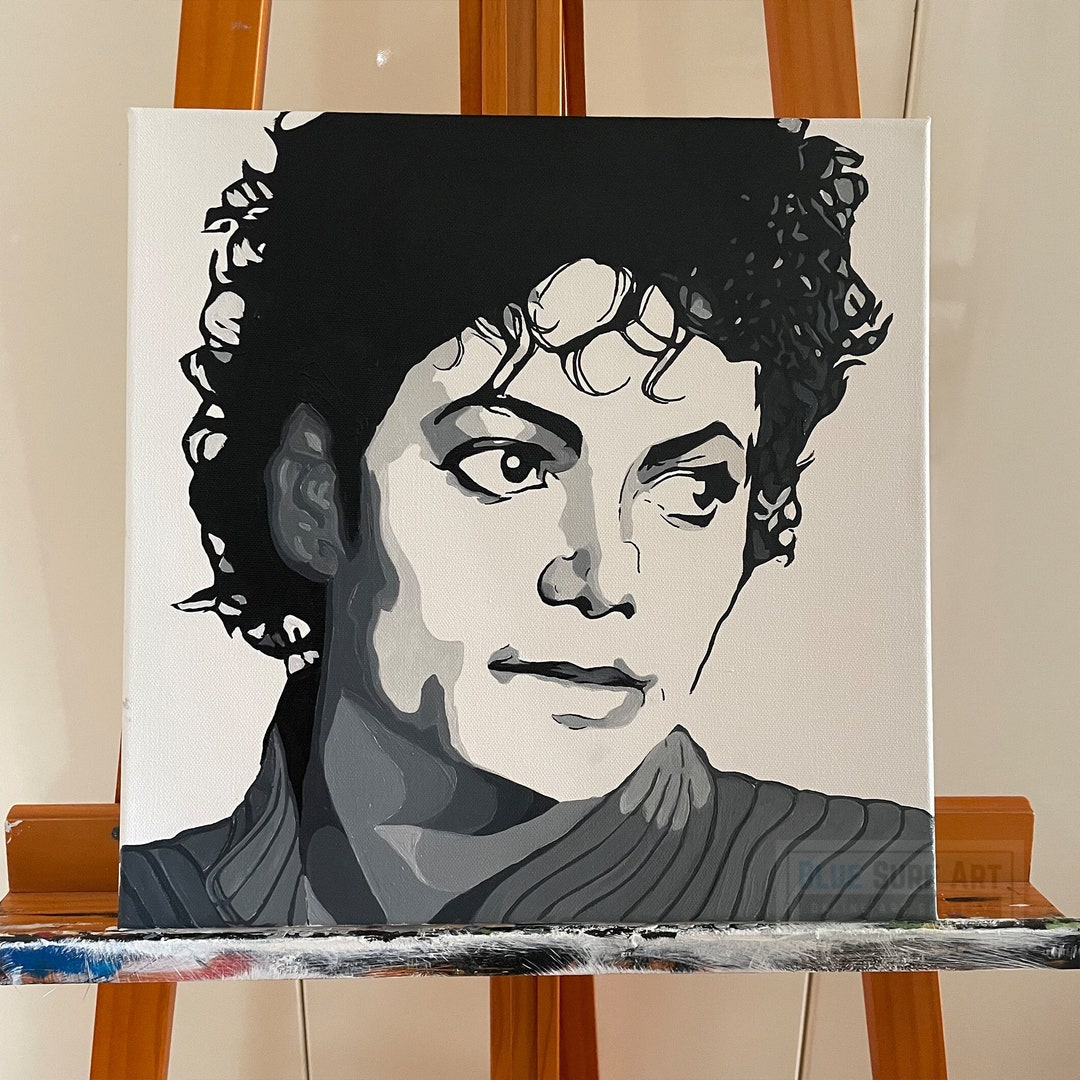 Michael Jackson Pop Art Painting Hand-painted Masterpiece on Canvas ...