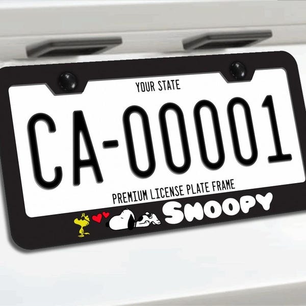 Snoopy Car Plates - Etsy UK