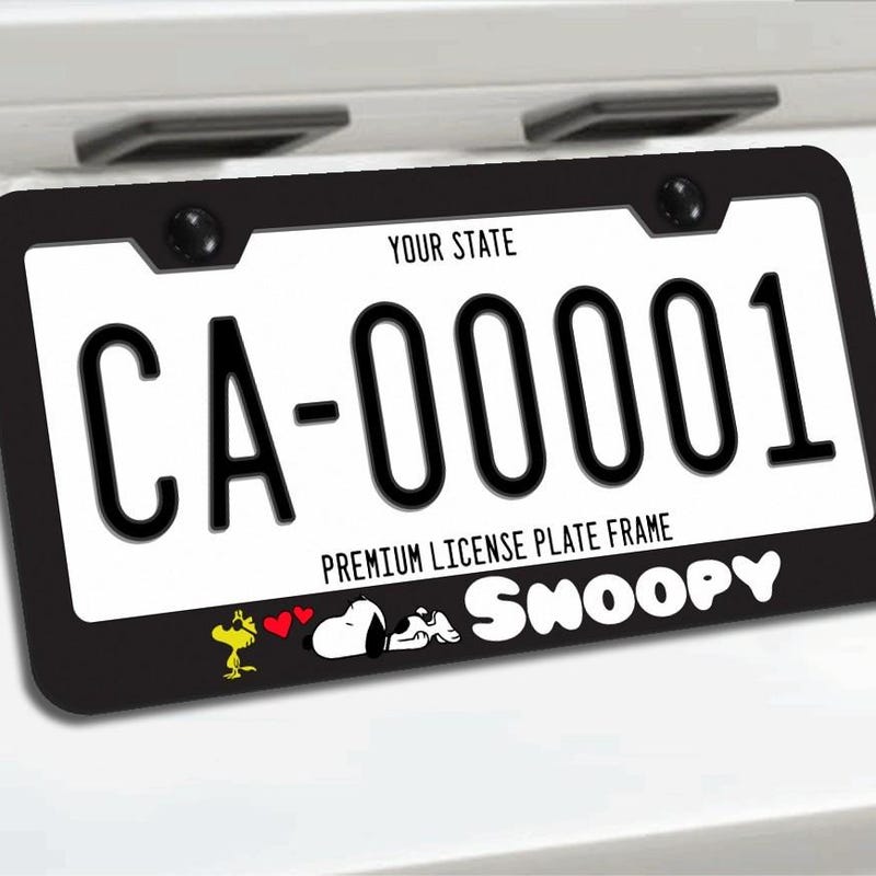 Snoopy Car Plates - Etsy UK