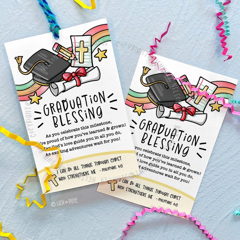 Prayer Gift Tag Graduation - 60+ Gift Ideas for 2026