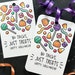 No Tricks Just Treats Tag, Printable Halloween Gift Tags, Assorted ...