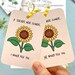Printable Teacher Appreciation Gift Tags, Sunflower Thank You Card, End ...