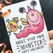 Make Your Own Monster Tag, Printable Non-candy Halloween Gift Idea ...