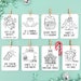 56 Advent Activities, Printable Christmas Coloring Holiday Countdown ...