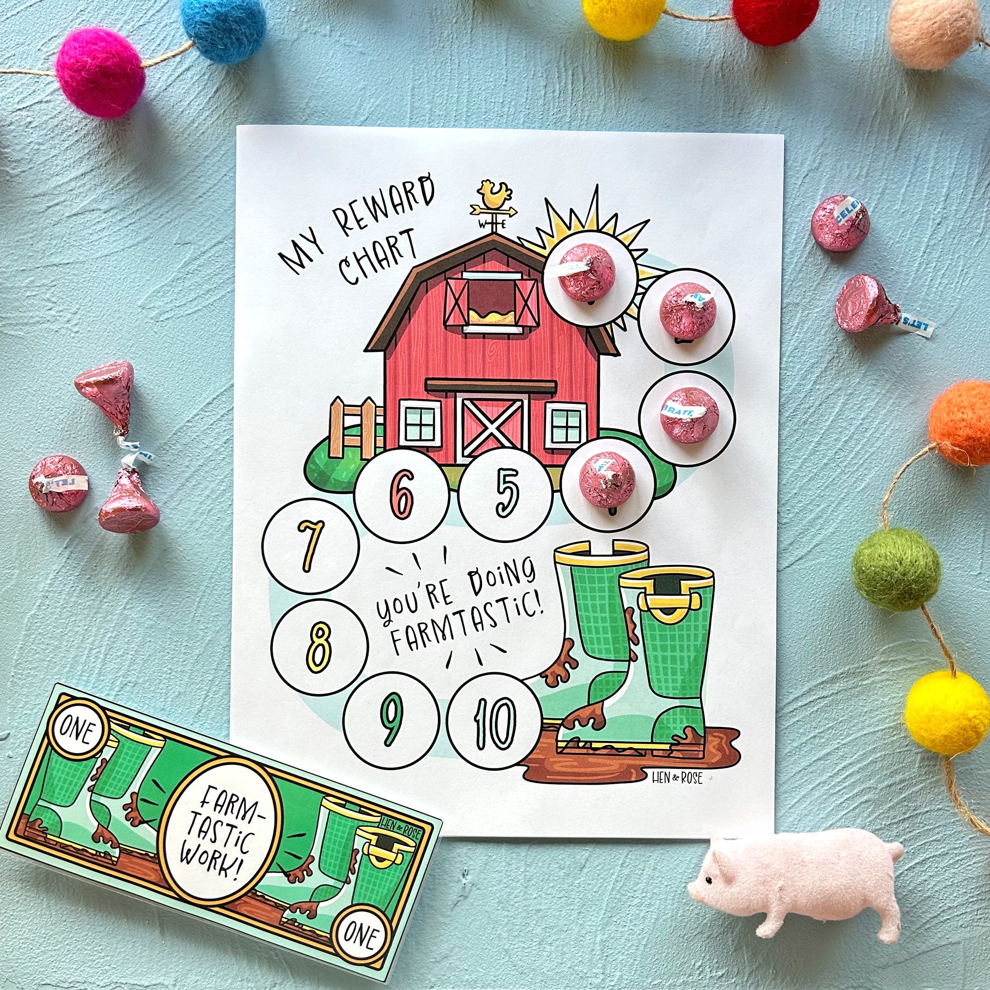 Kids Reward Chart Kit, Play Money Bucks Coupon, Homestead Farm Boots ...
