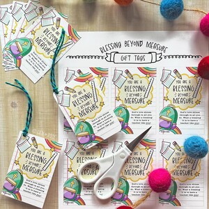 Cute Christian Teacher Appreciation Printable Gift Tag, You Are A ...