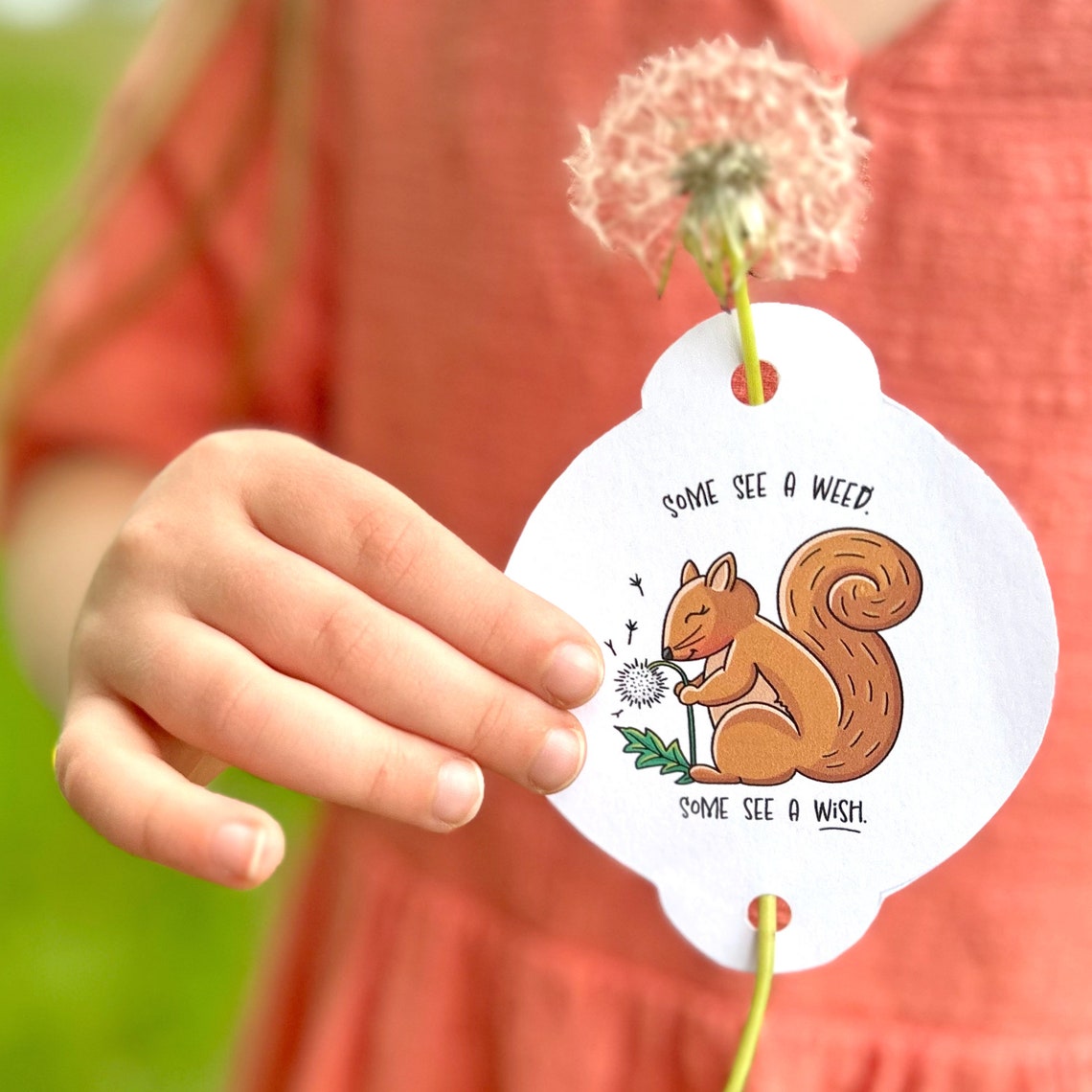 Dandelion Wish Threading Cards, Nature Walk Kids Activity, Montessori ...